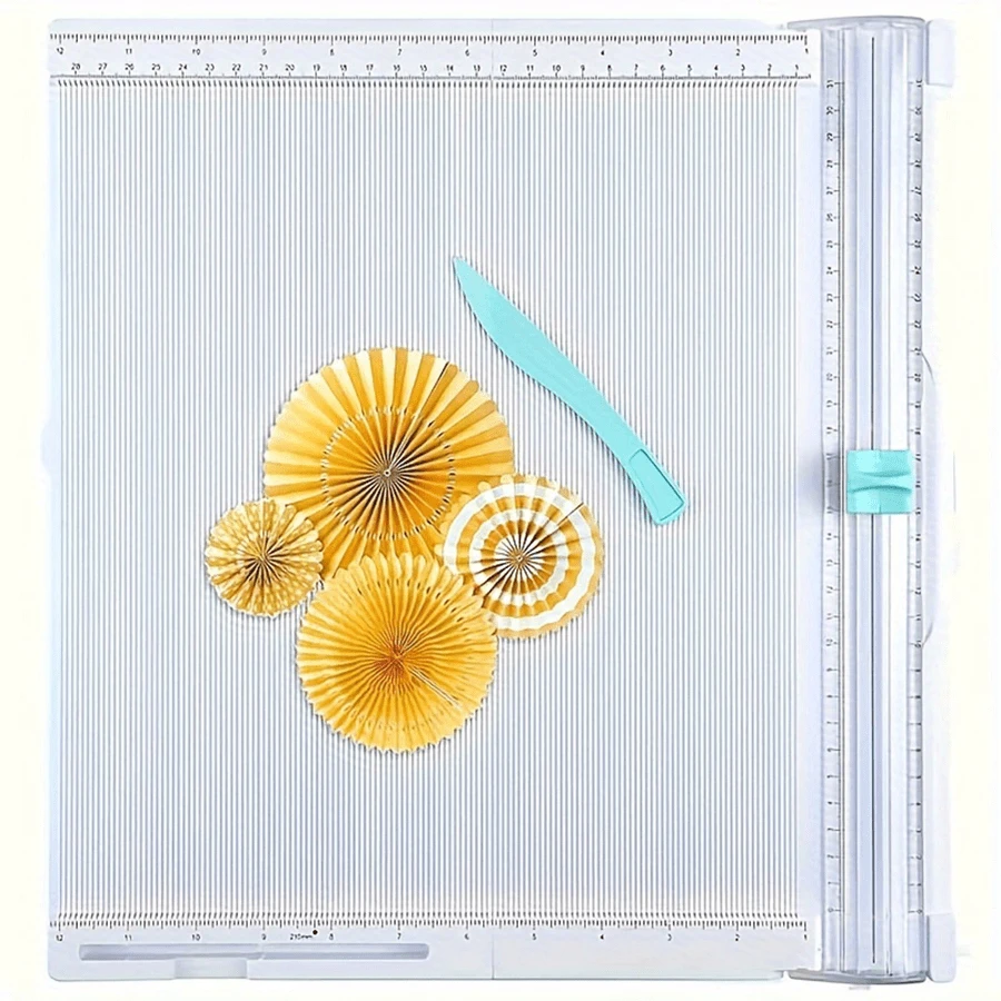 1pc 2-In-1 Paper Cutter With Scoring Board, Origami & Scrapbooking ...
