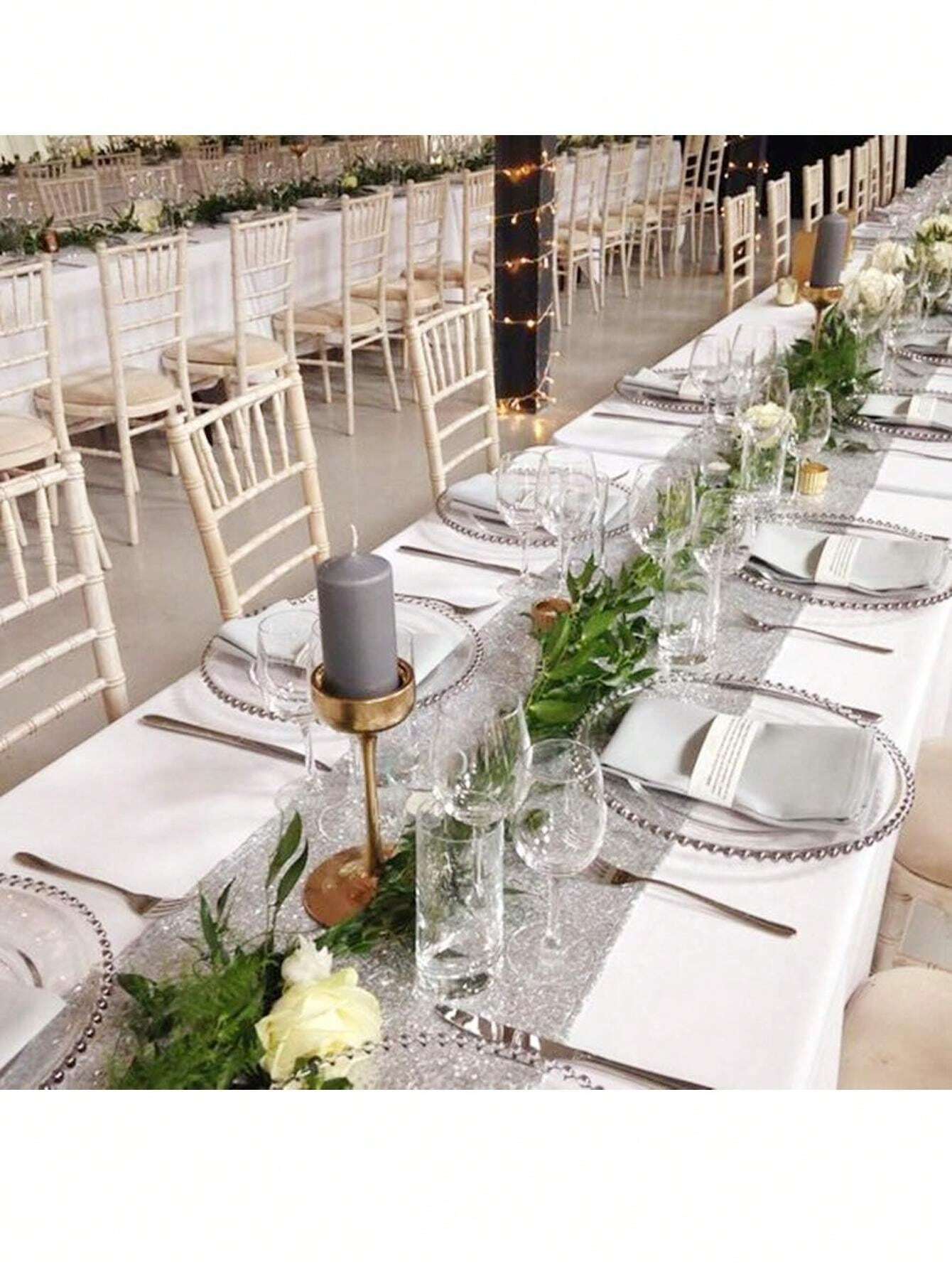 1PC Sparkly Sequin Table Runners For Wedding Decoration Glitter Table ...