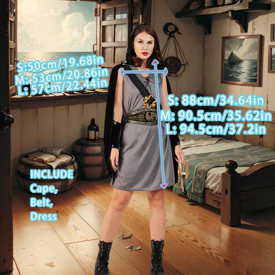 Deluxe Pirate Costume Cool Pirate Man Robinhood Robin Hood Woman ...