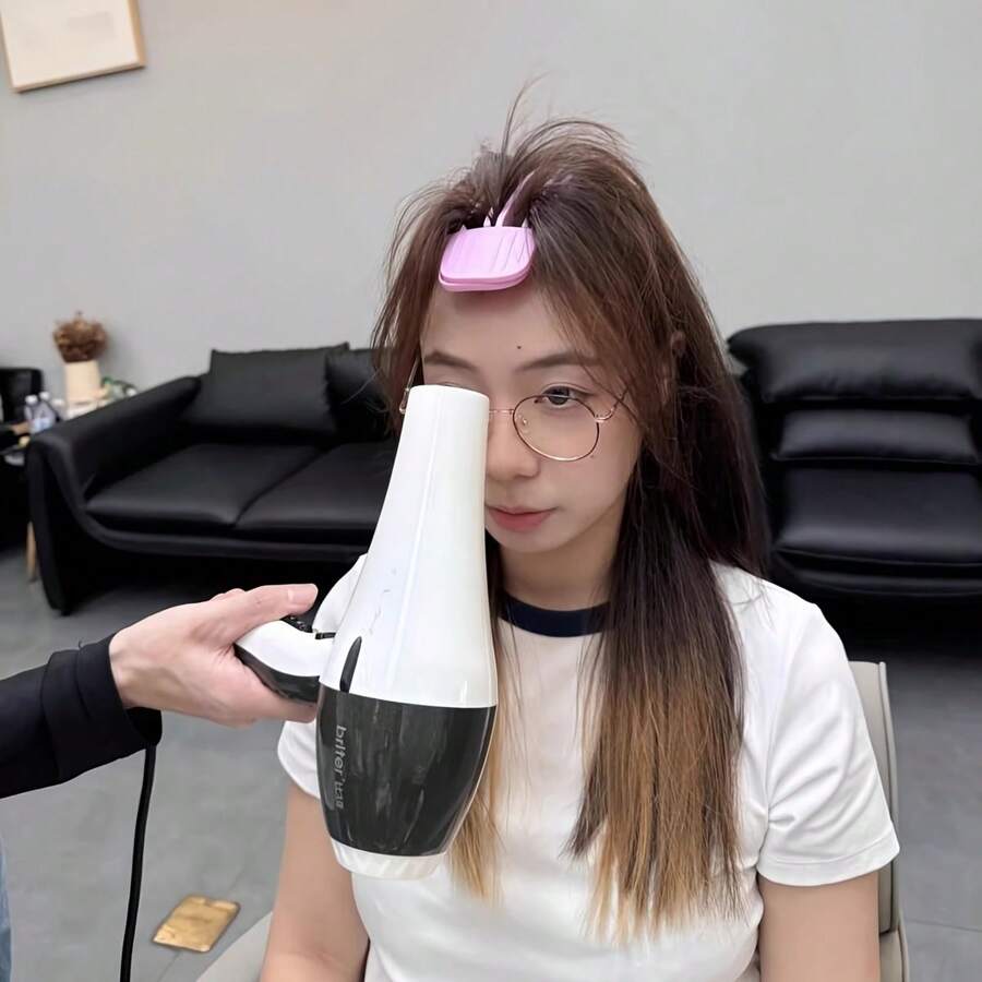 Quick Out-The-Door Magical Root Boost Clip-On Bangs, Fluffy Curl ...