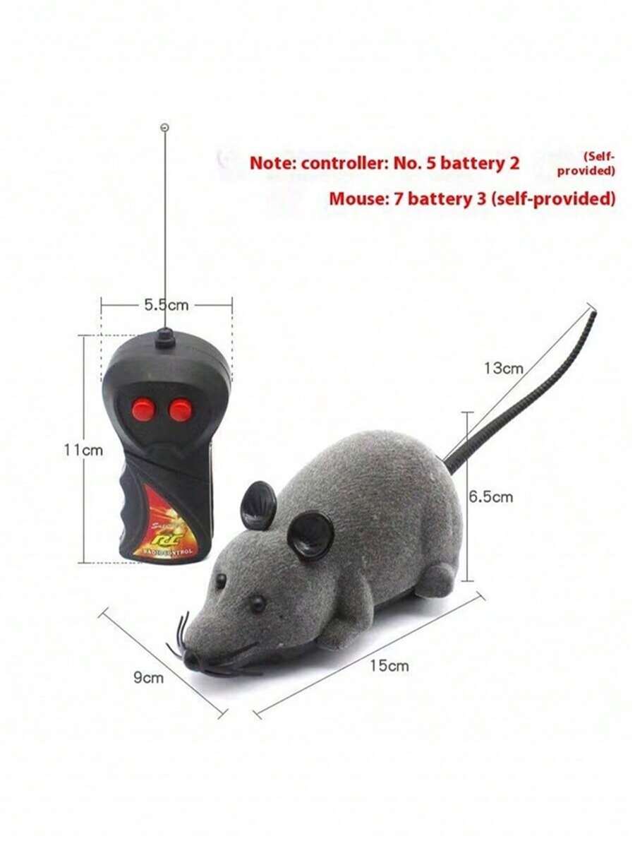 Wireless Remote Control Mouse Joke Toy, Realistic Cat Toy, Perfect ...
