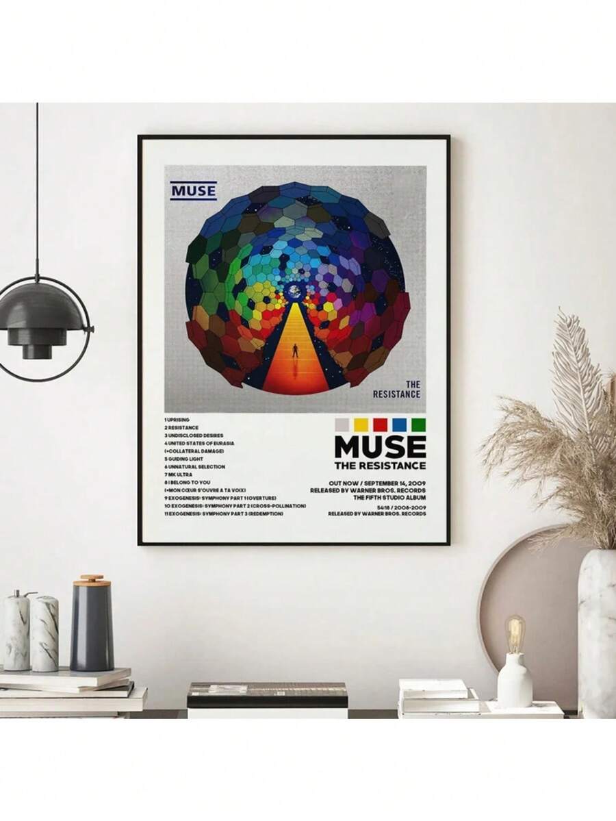 1pc Muse The Resistance Absolution Music Album Cover Tracklist Poster ...