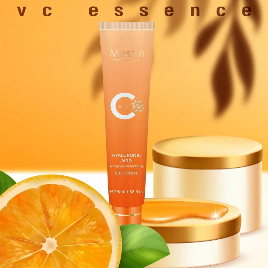 MESTIN Eye Cream Vitamin C HYALURONIC ACID Whitening Anti-Wrinkle 25ml ...