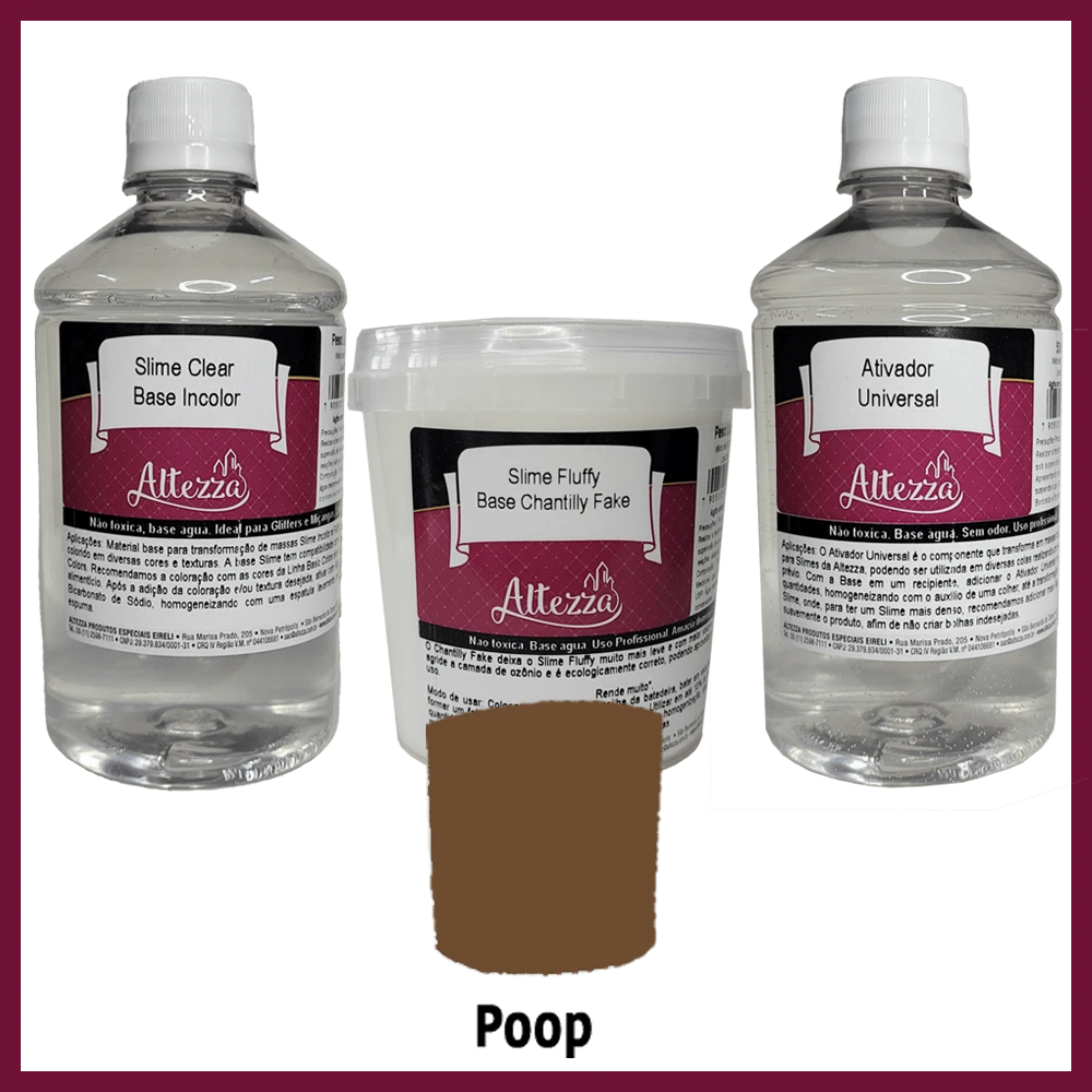 Kit Transparent Glue 500g + Activator For Universal Slime 500ml ...