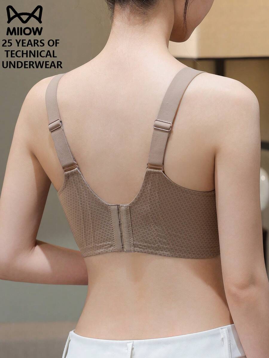 MIIOW MIIOW Underwear For Women - Push Up No Side Bulge Wire-Free Full Coverage Seamless Bra For ...