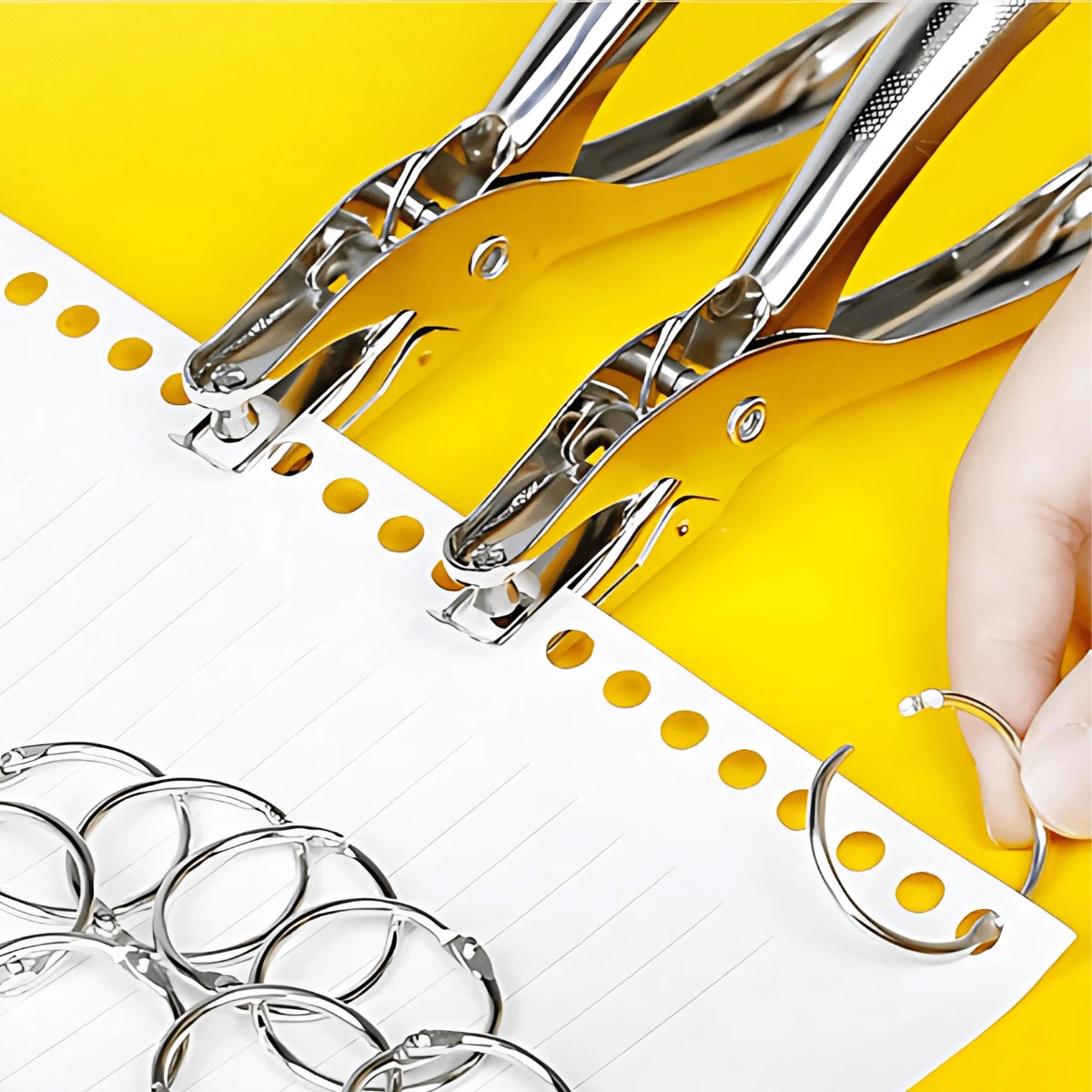 Binding Rings 25 Units 22mm + Round Pliers 6mm | SHEIN PT