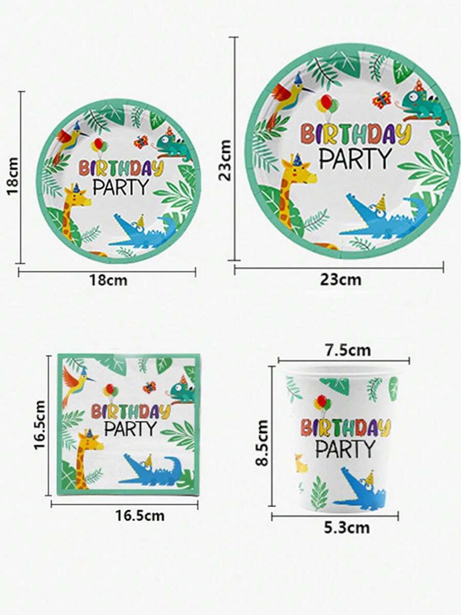 68 Piece Set, Made Of Materials, Including Disposable Paper Plates ...