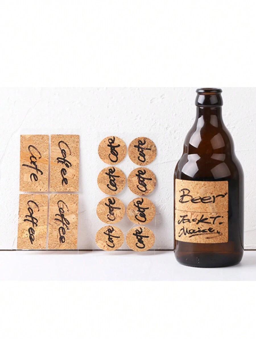 Soft Wood Adhesive DIY Label Closure Sticker - Decoration For Holiday ...