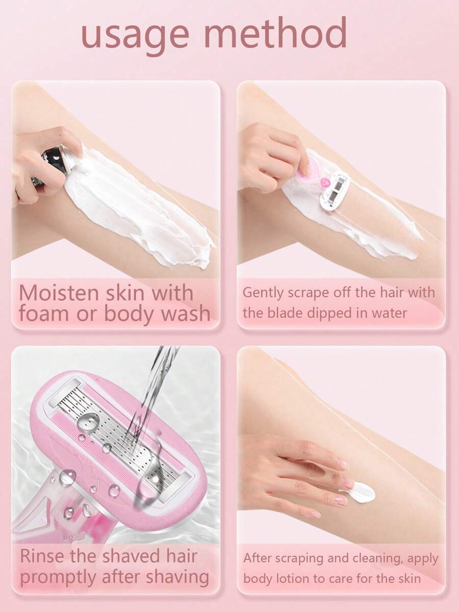 Hair Removal Knife With Soap Head, Shaving Knife For Ladies, Manual ...