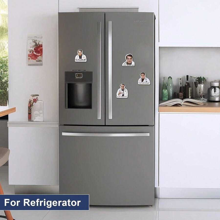 12-Piece Dr Now Magnet Fridge, Fun Dr Now Magnet, 7.62cm X 7.62cm ...