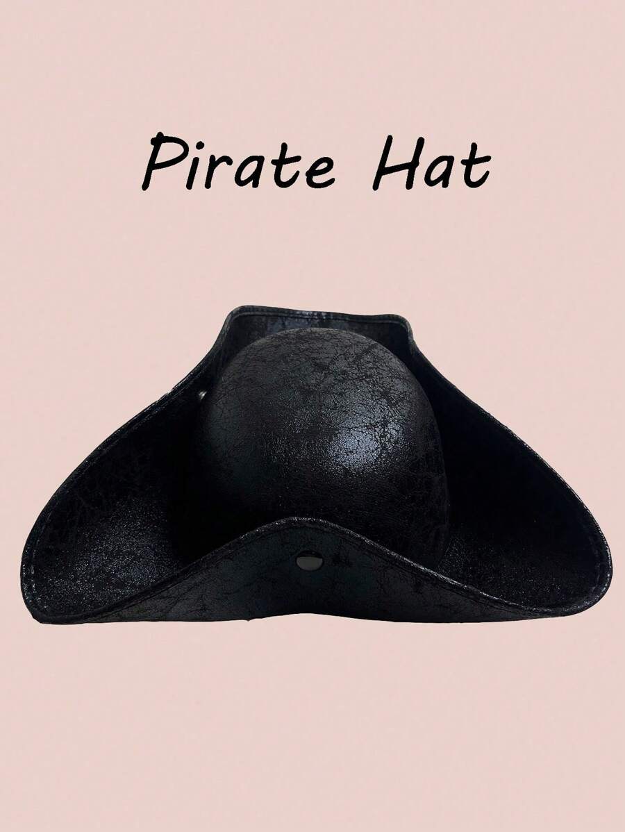 1pc Retro Pirate Hat, Triangular Pirate Hat, Suitable For Various Party ...