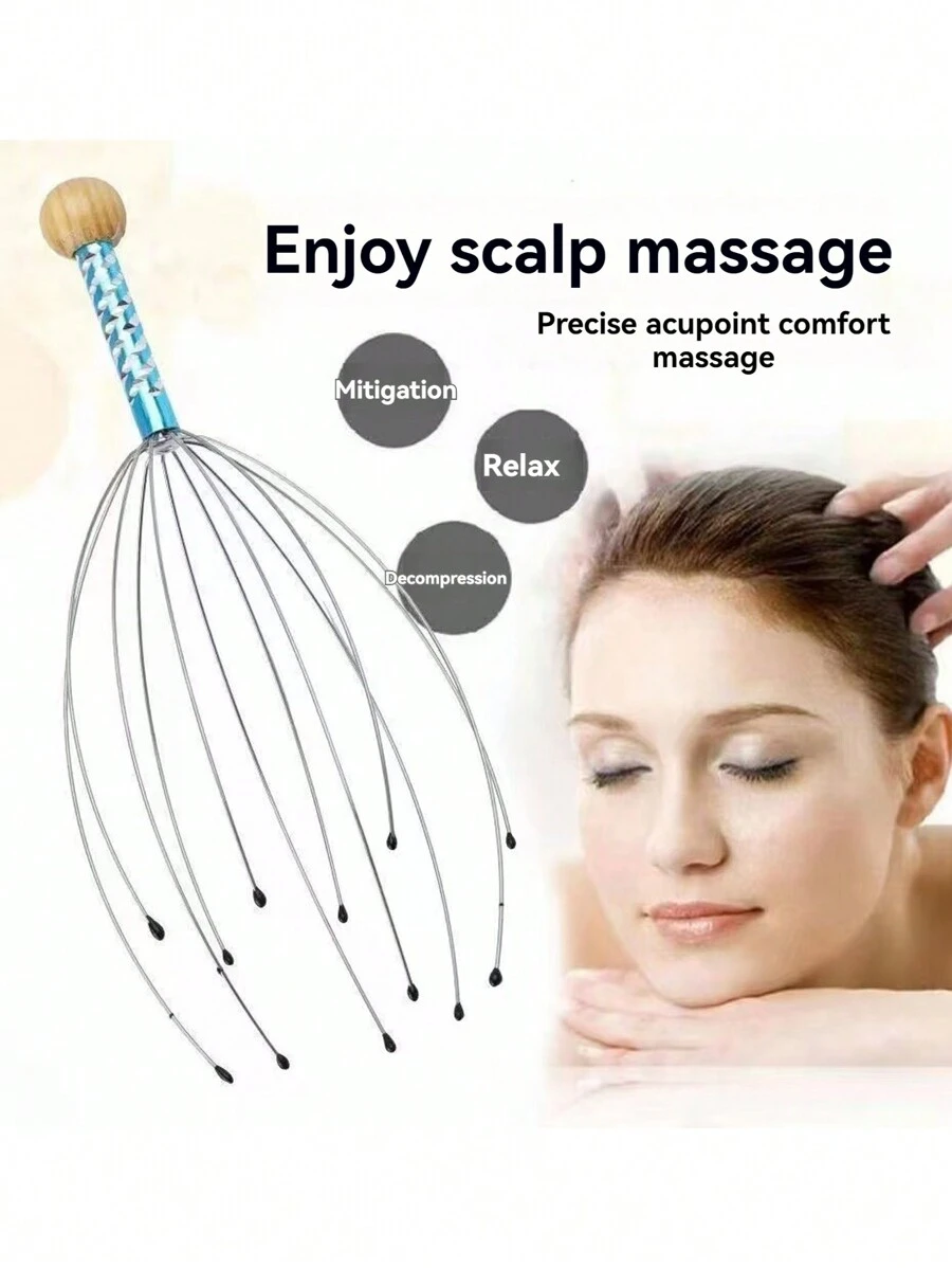 Octopus Head Massager - Head Scratching Massager - Relaxing Head ...