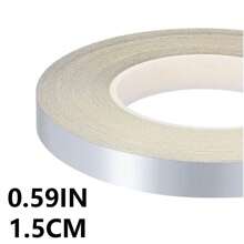 120M Gold/Silver Frame Decorative Seam Tape, Waterproof Wall Sticker ...