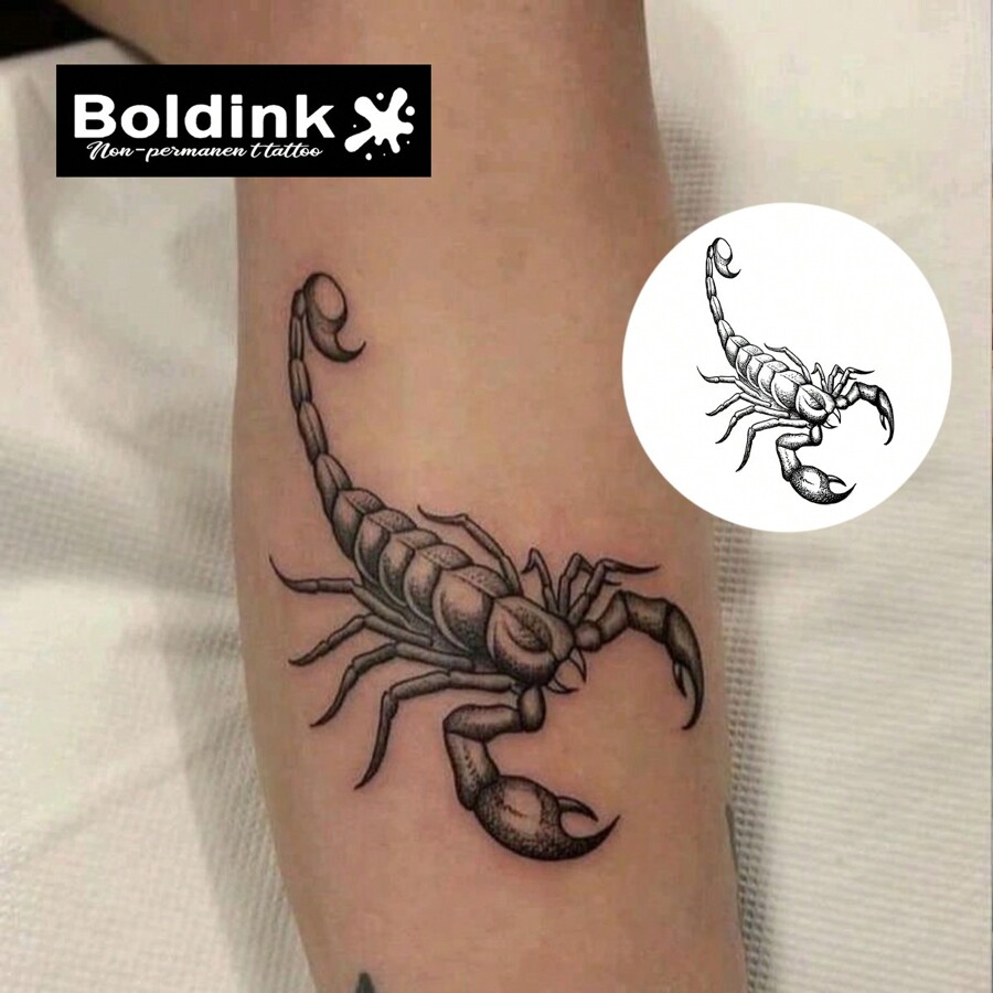 Boldink Boldink Non-Permanent Tattoo Technology, Realistic Animal ...