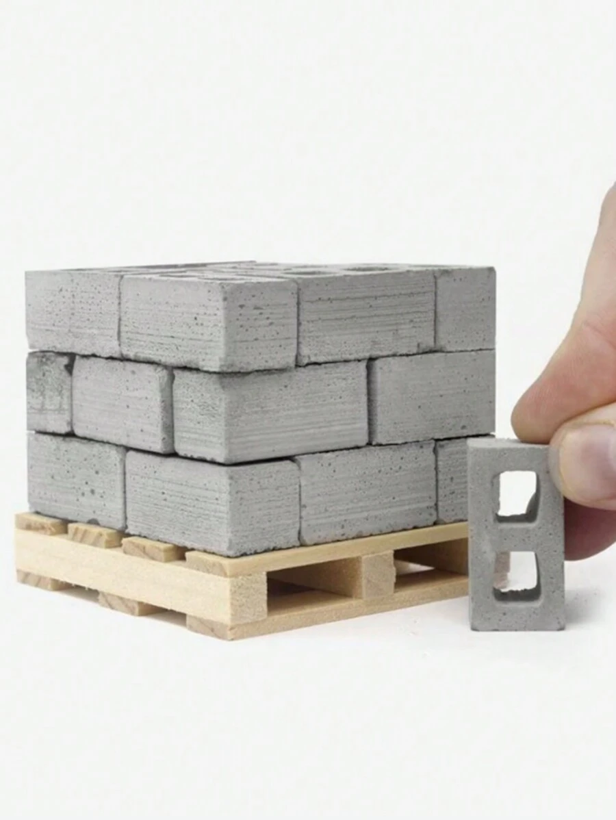 Handmade DIY Sand Table Simulation Building Mini House Miniature Brick ...