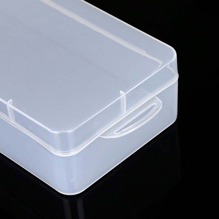 Rectangular Transparent Plastic Box Digital Electronic Accessories Box ...
