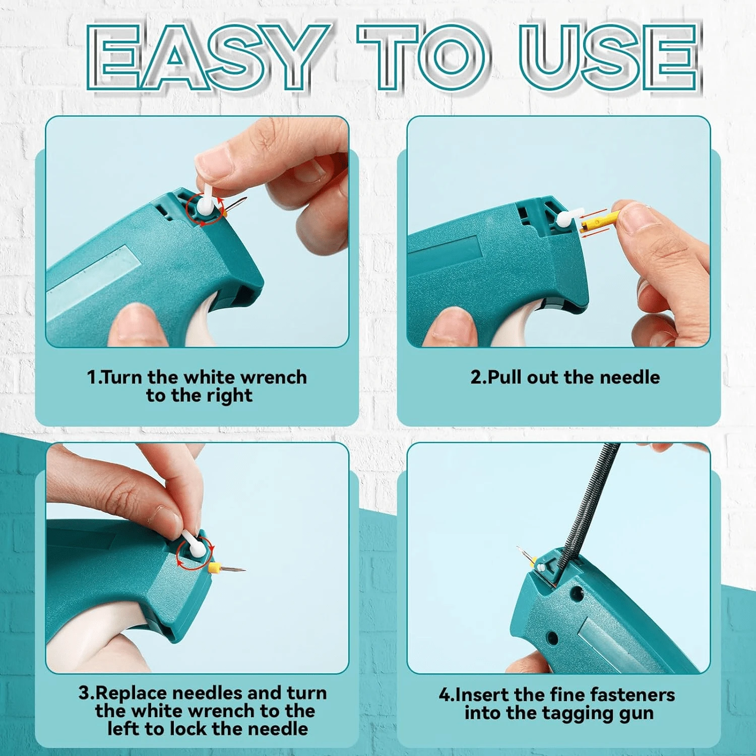 Tagging Gun Kit, Fine Stitch Tagging Gun For Clothing Mini Stitch Gun ...