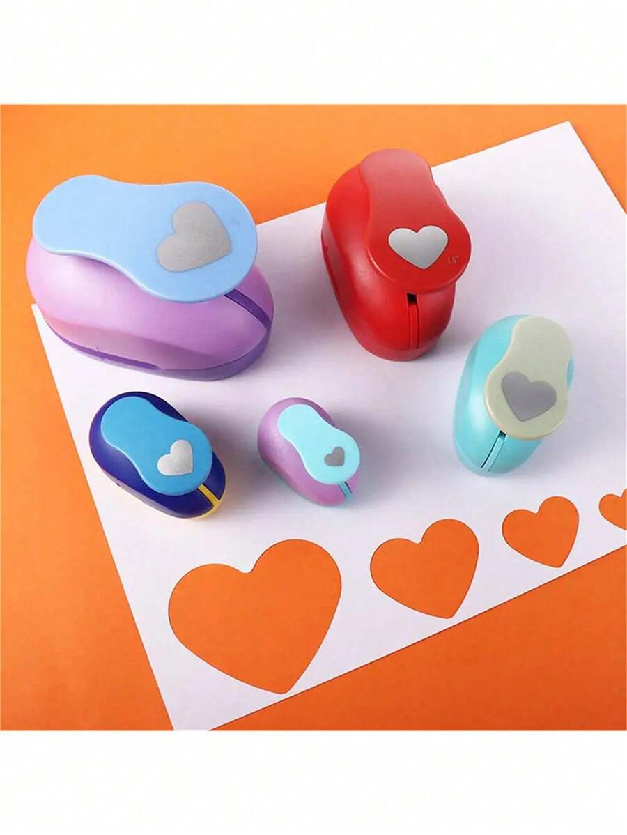 Color Random Heart-Shaped Embossing Machine, Children's Puzzle Flower ...