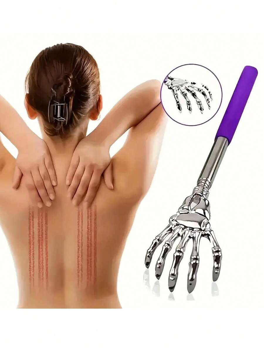 Tickle 1 Itch Non-Ticking Ghost Claw Tickle, Retractable Massage Scraper, Stainless Steel Tickle ...