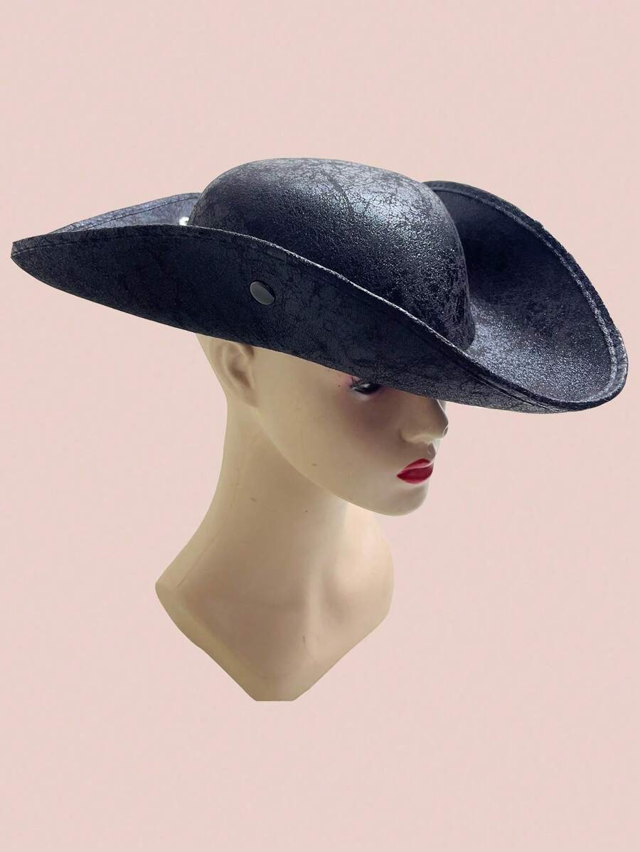 1pc Retro Pirate Hat, Triangular Pirate Hat, Suitable For Decoration At ...