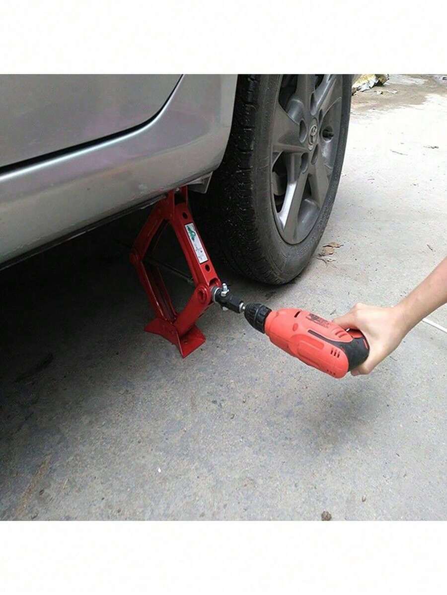 Heavy-Duty Scissor Jack Adaptor Wrench - Effortlessly Lift Cars With 1/ ...