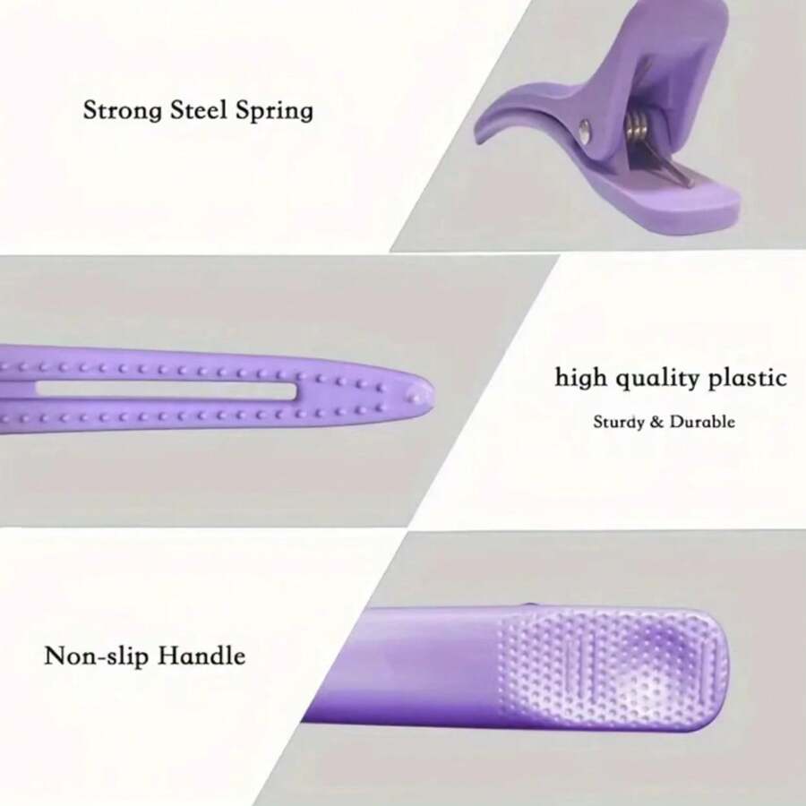 Salon Hair Clips, Large Invisible Hairdresser Sectioning Alligator ...