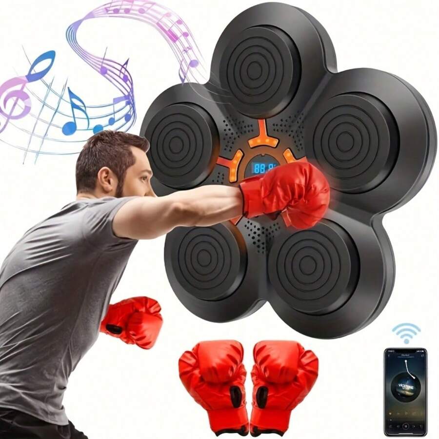 Smart Musical Boxing Machine, Wall Mounted Musical Boxing Training Kit ...