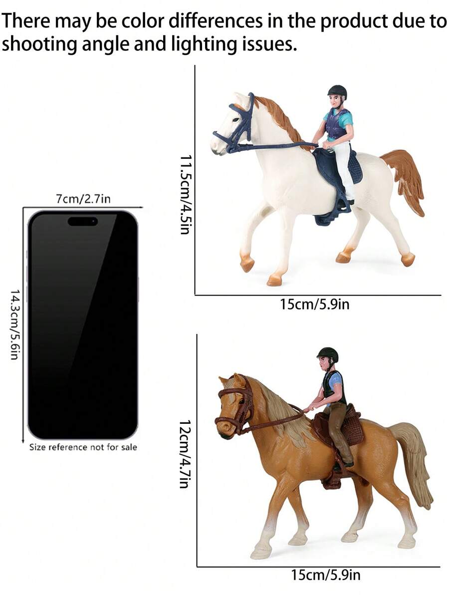 Kids Realistic Animal Toy Models - Static Horse, Unarmored Horse ...