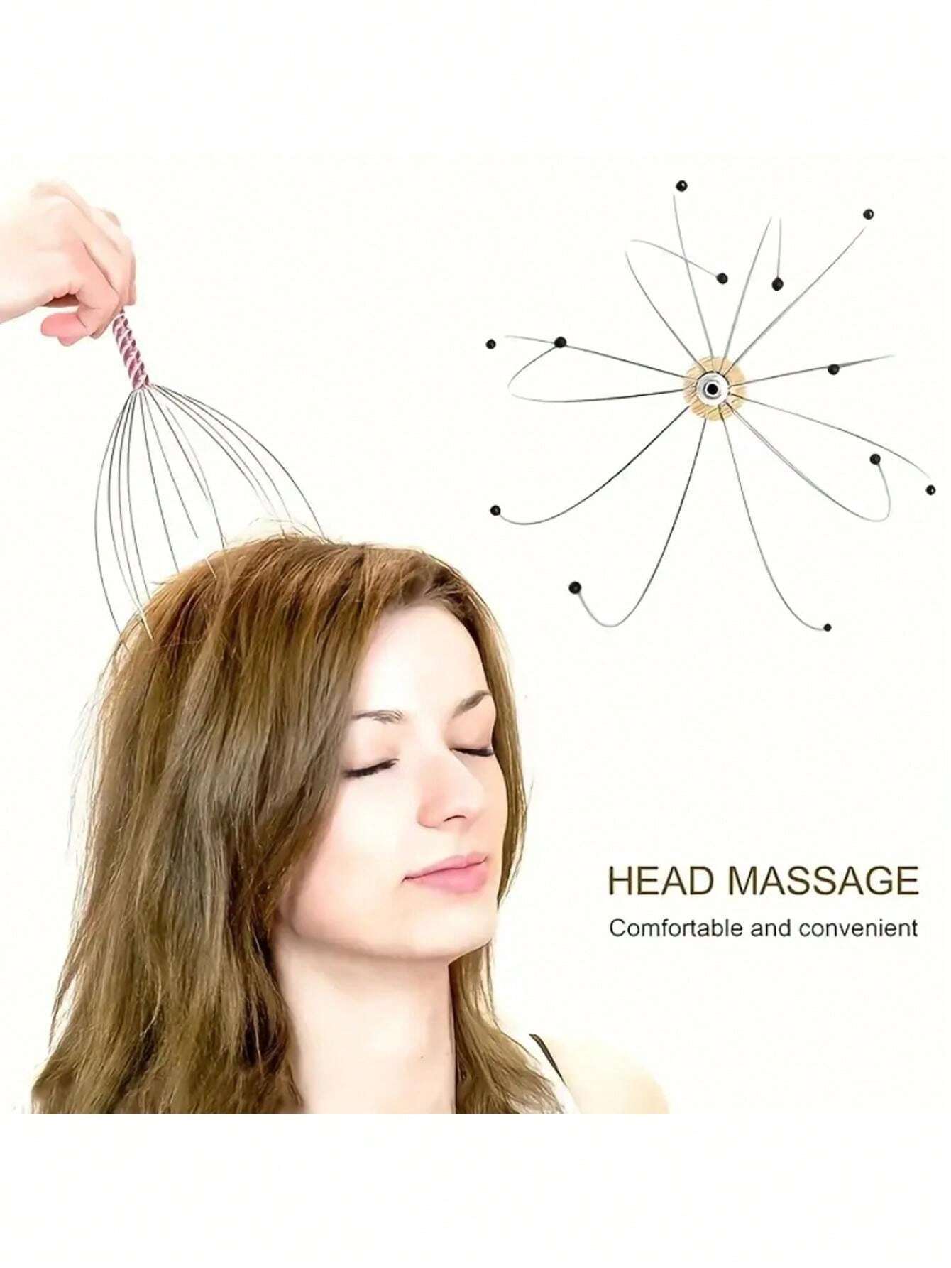 Octopus Head Massager - Head Scratching Massager - Relaxing Head Massage - Scalp Scratching ...