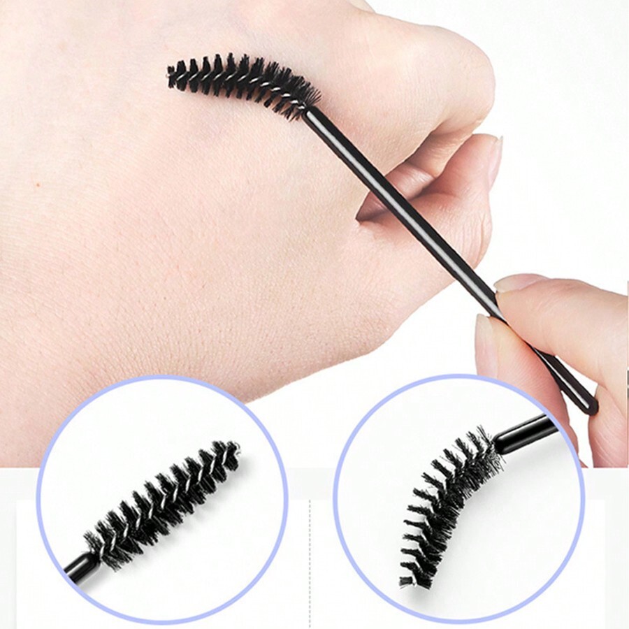 100pcs/50pcs/10pcs Disposable Mascara Wands, Nylon Bristle Eyelash ...