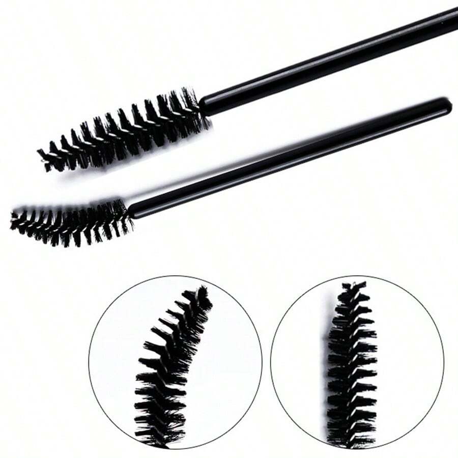100pcs/50pcs/10pcs Disposable Mascara Wands, Nylon Bristle Eyelash ...