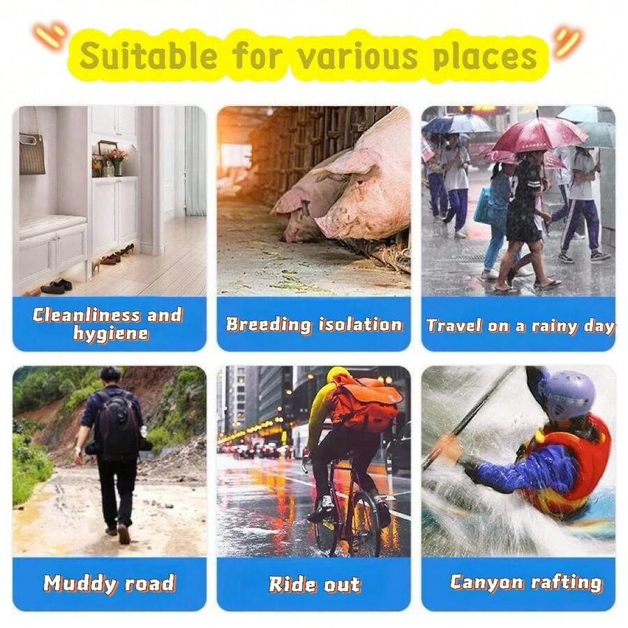 20-Pack Long Boot Covers, One-Time Use, Protective Booties For Dust ...