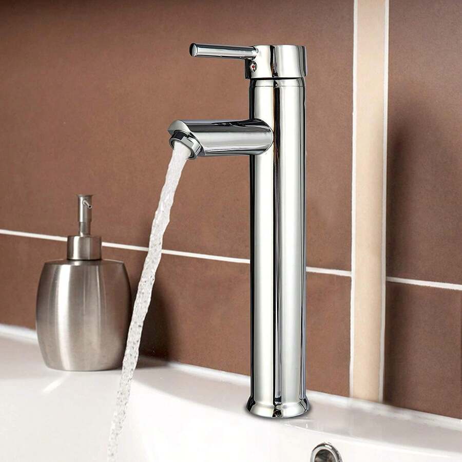 Durable Stainless Steel Tap With Single Handle Control For Various Sink ...