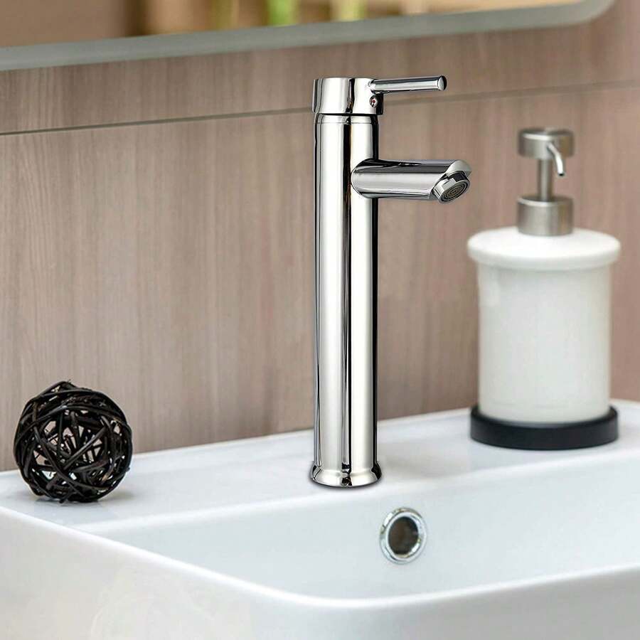 Durable Stainless Steel Tap With Single Handle Control For Various Sink ...