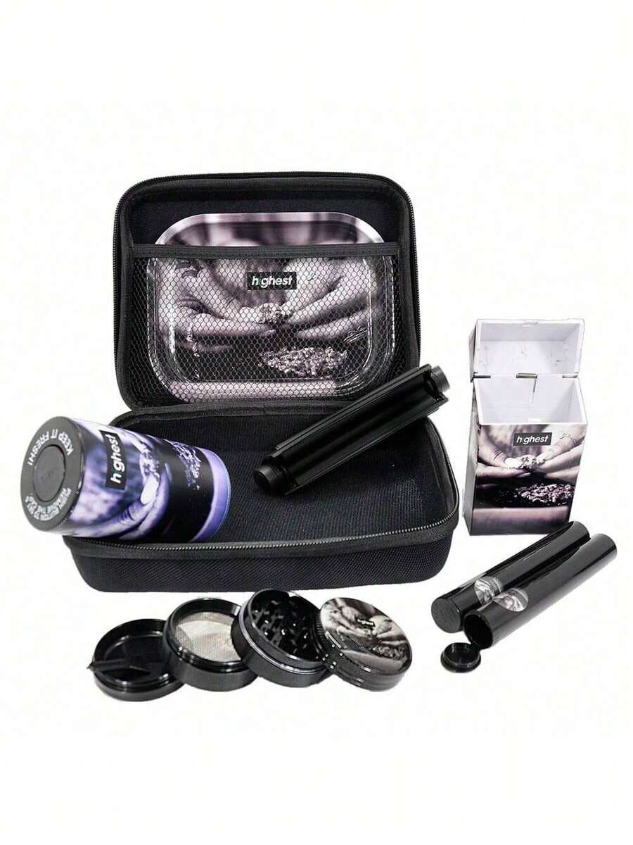 The New Smoking Set Contains Cigarette Tray, Cigarette Grinder, | SHEIN USA