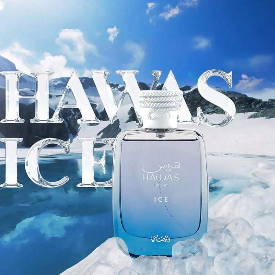 Hawas Ice Eau De Perfume Spray For Men - With The Notes Of Frozen Apple ...