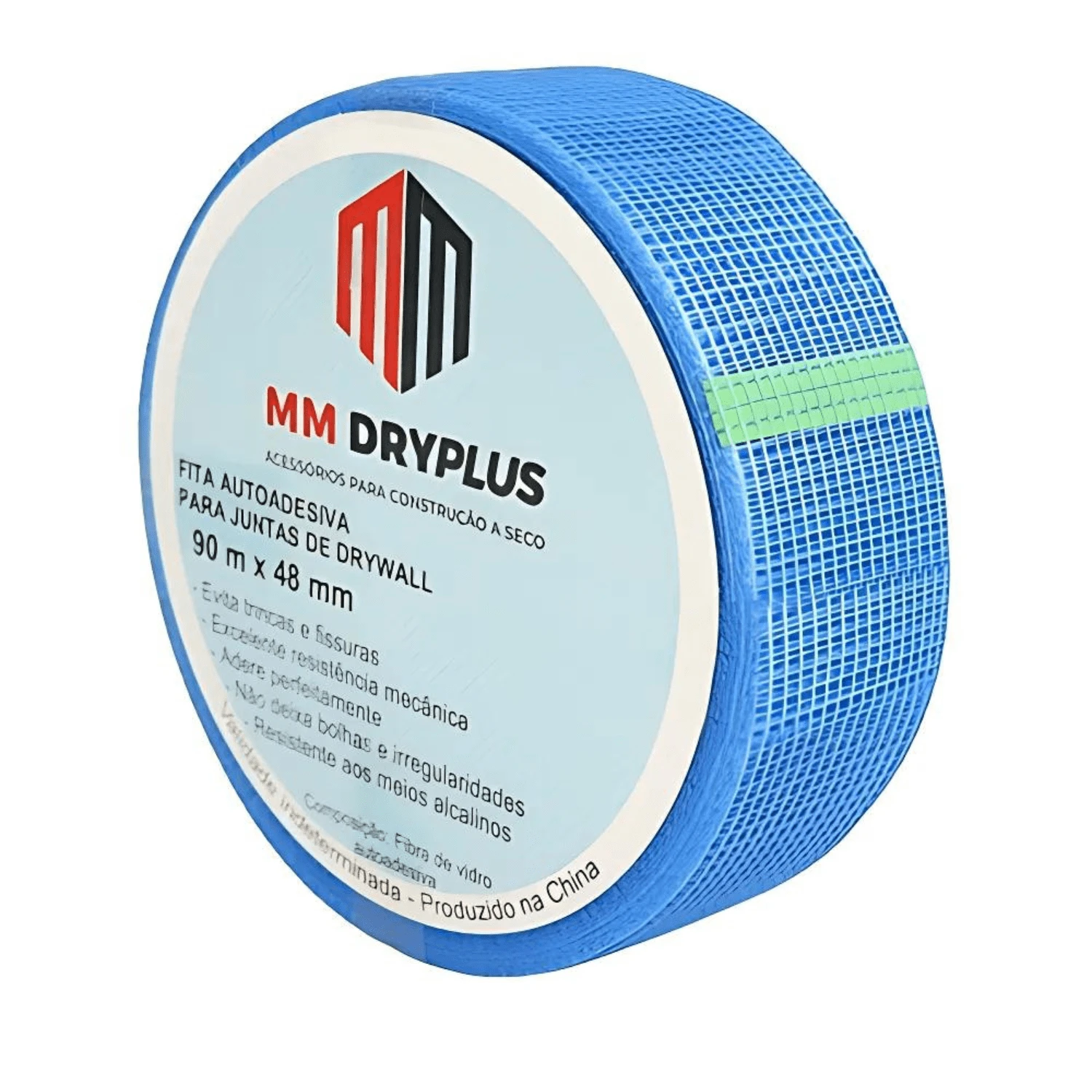 Telas MM Blue Self-Adhesive Mesh Tape For Drywall Plaster 90m X 48mm ...