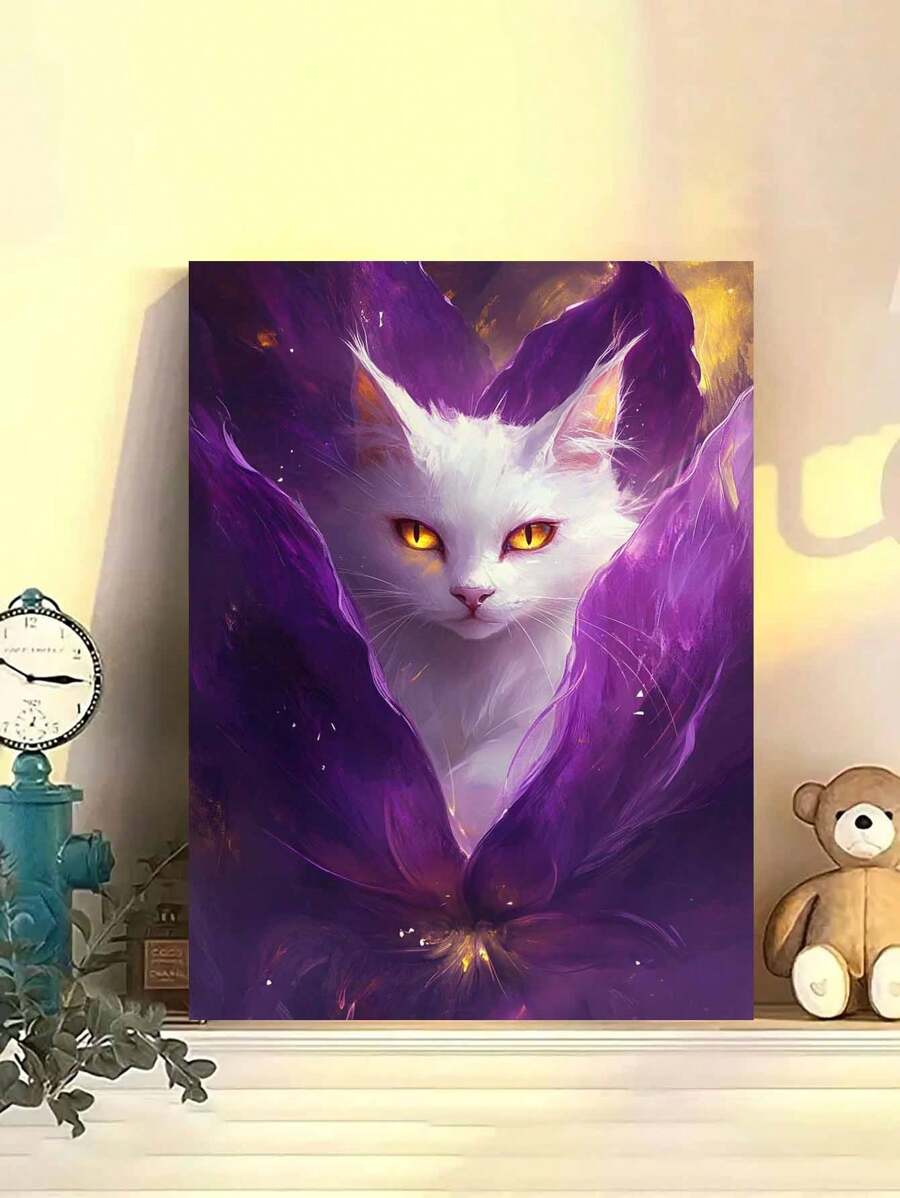 Handsome Cat DIY Digital Oil Painting: Illuminate Creative Life, Depict ...