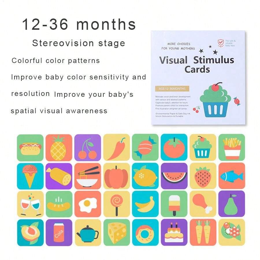 Black And White Baby Flash Cards, Early Education Cards For Newborn ...