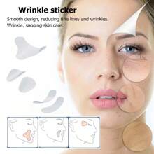 27 Stücke dünne Gesichtsaufkleber zum Glätten von Mimikfalten, Linien ...