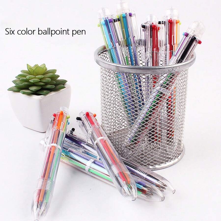4 Pcs/Set Cute Cartoon Creative Multi-Color Retractable Ball Pen, Fun ...