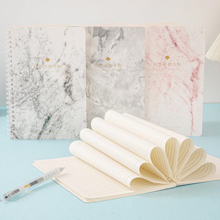 A5 Coil Notepad Each 60 Horizontal Inner Pages Of High-Quality Paper ...