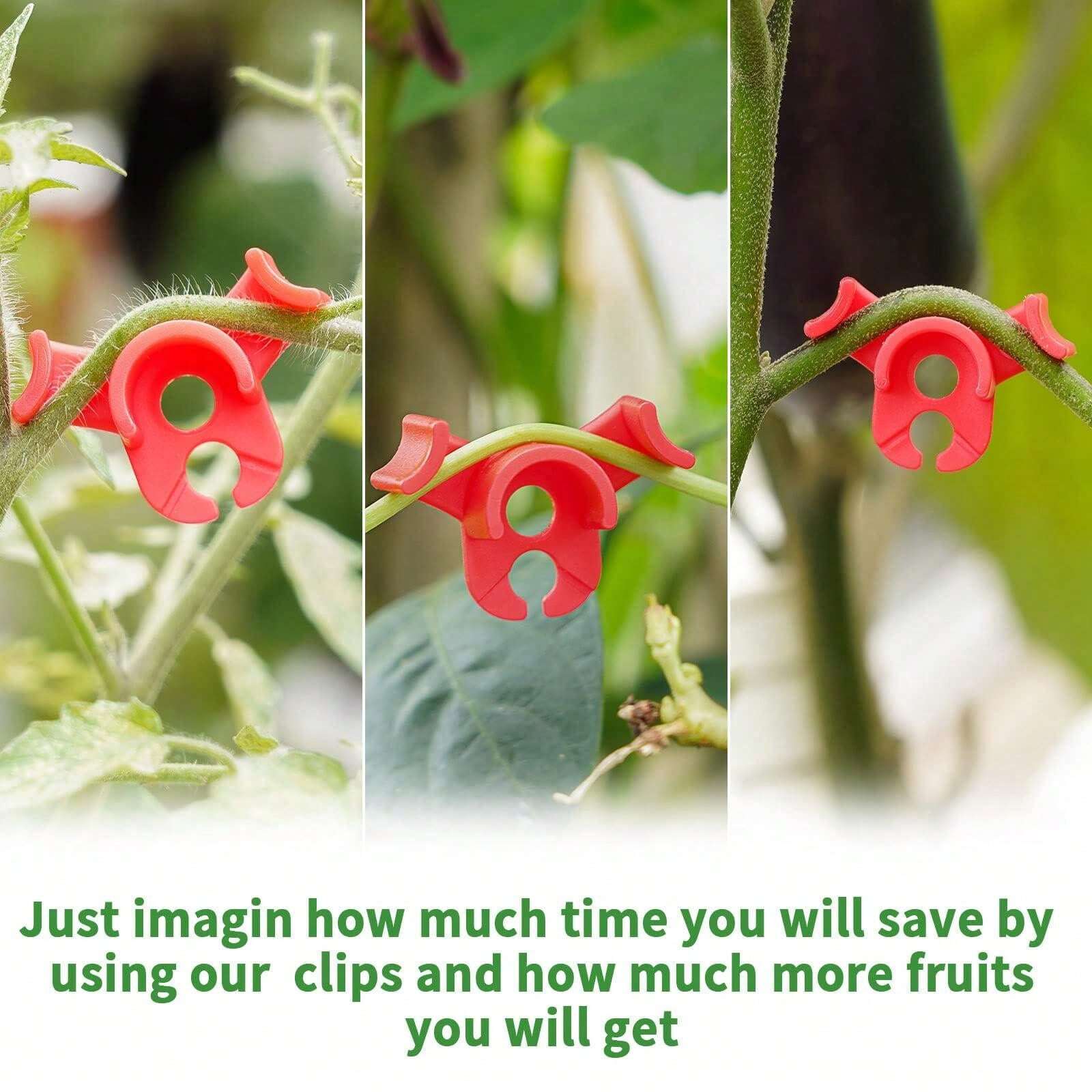 60pcs 90 Degree Gentle Tension Flower Vine Plant Training Clips, Low ...