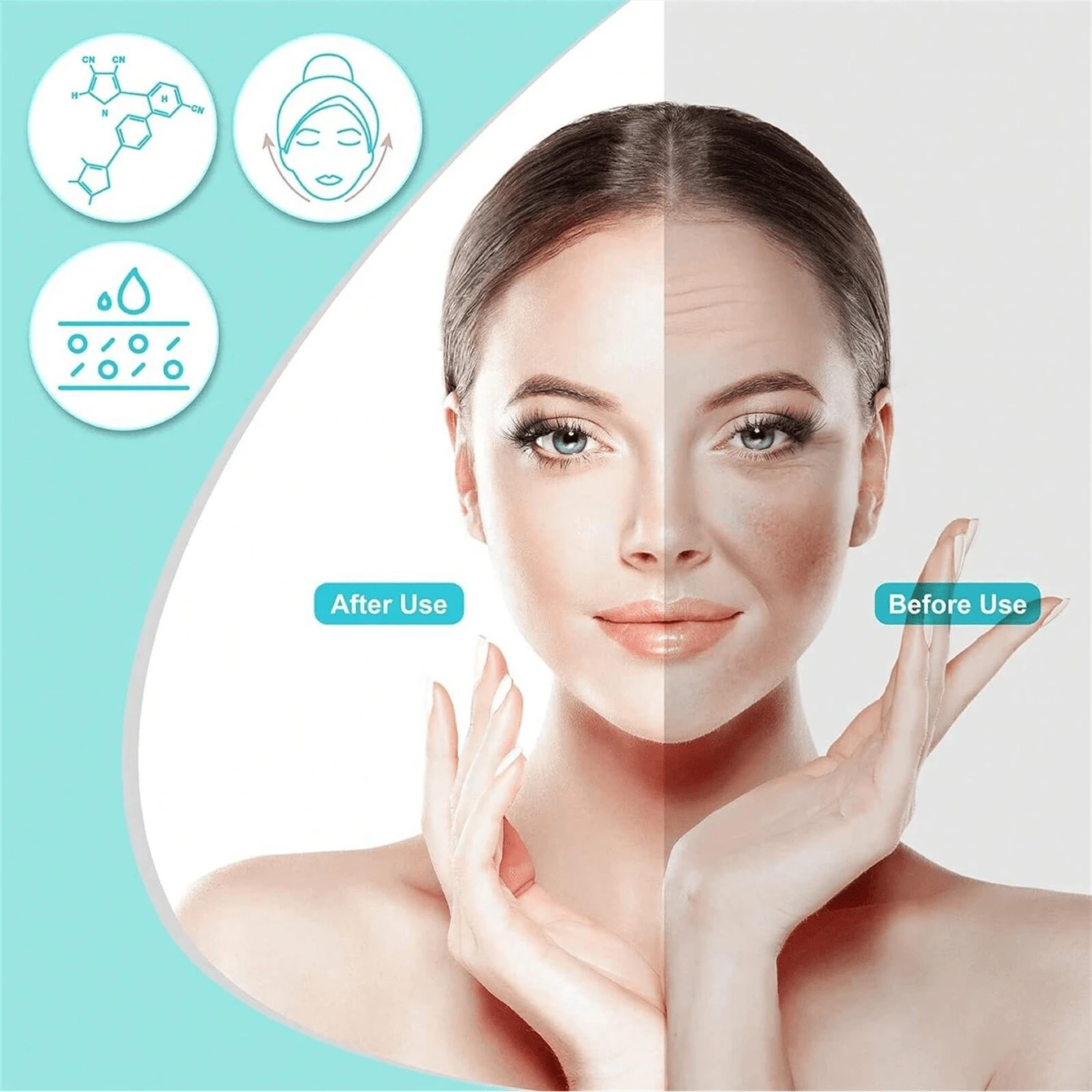 1pc Derma Stamp MRS 140Pins Adjustable Microneedling Seal Microneedle ...