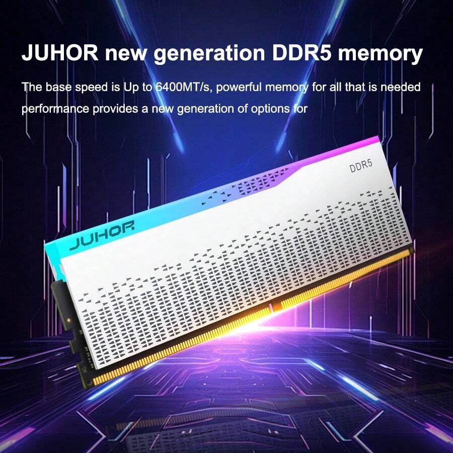 JUHOR JUHOR DDR5 RGB 16GB 5600MHz 6000MHz 6400MHz High Performance ...
