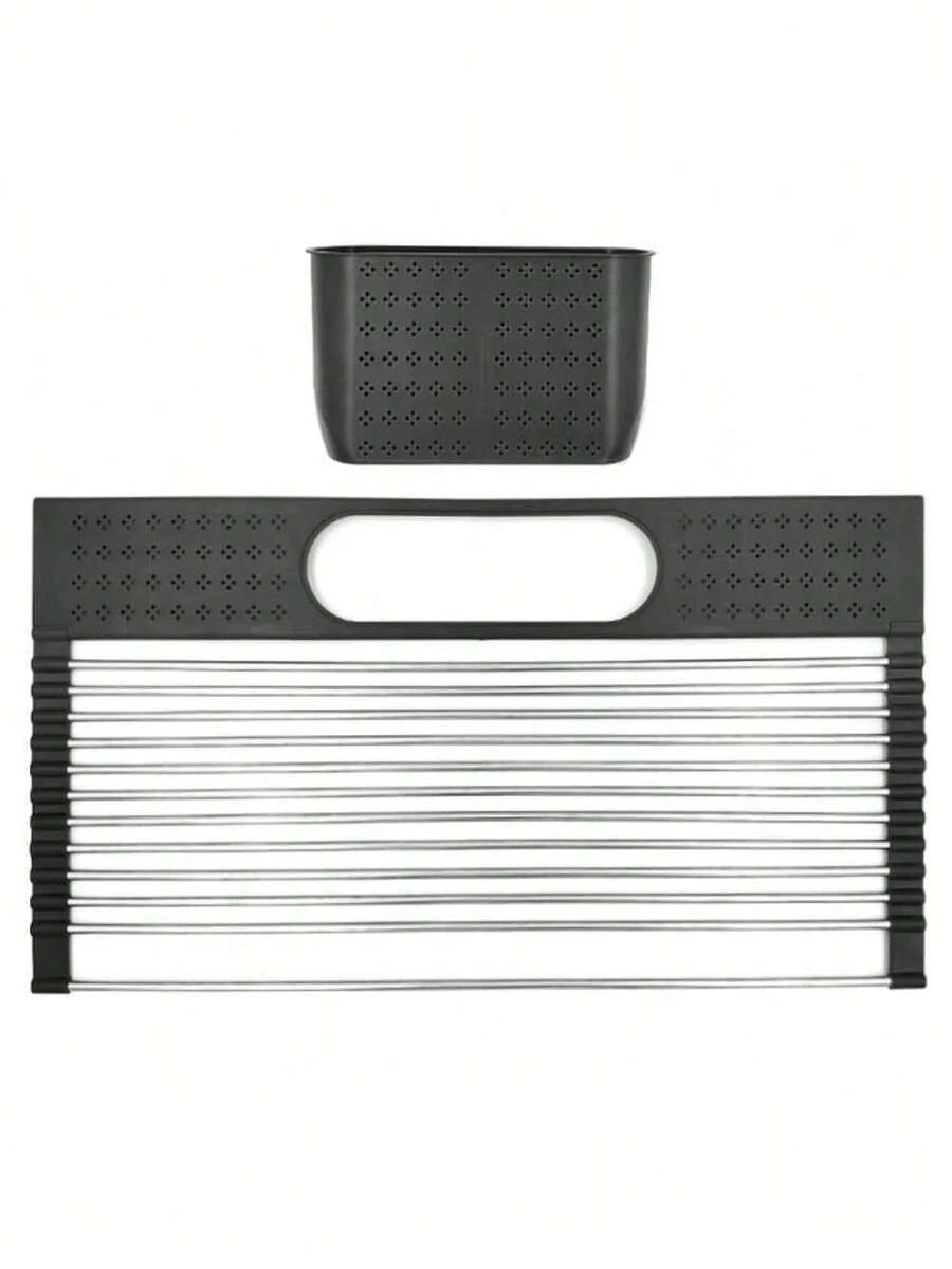 Dish Drainer Drying Rack Over Sink Plate Fruit Vegetable Meat Drying ...