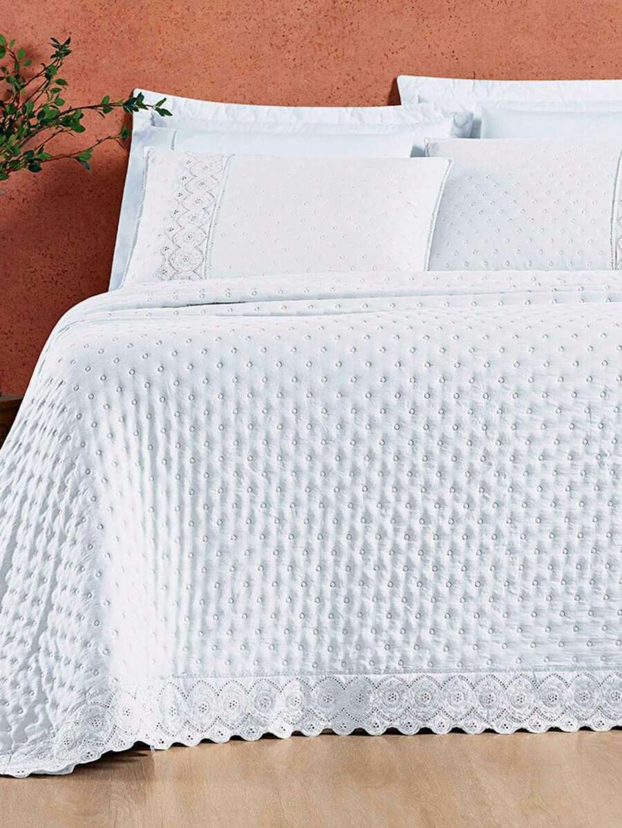 Nobless King\Queen\Double 3-Piece Percale 200 Thread Count Bedspread ...