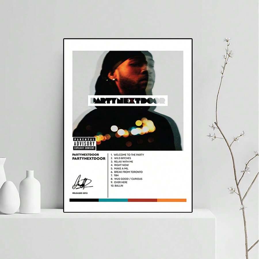 1pc Music Canvas Wall Art Poster, Bedroom Living Room Corridor Album ...