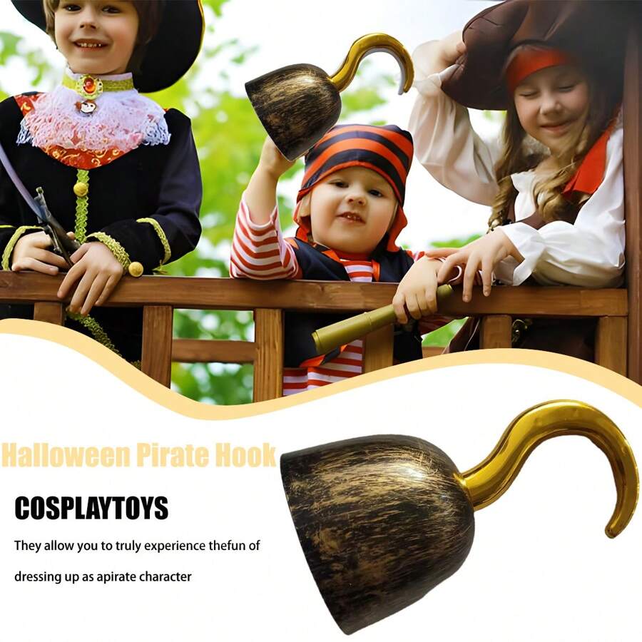 Captain Hook Costume Pirate Hooks Hand Plastic Hook Captain Hook Pirate ...