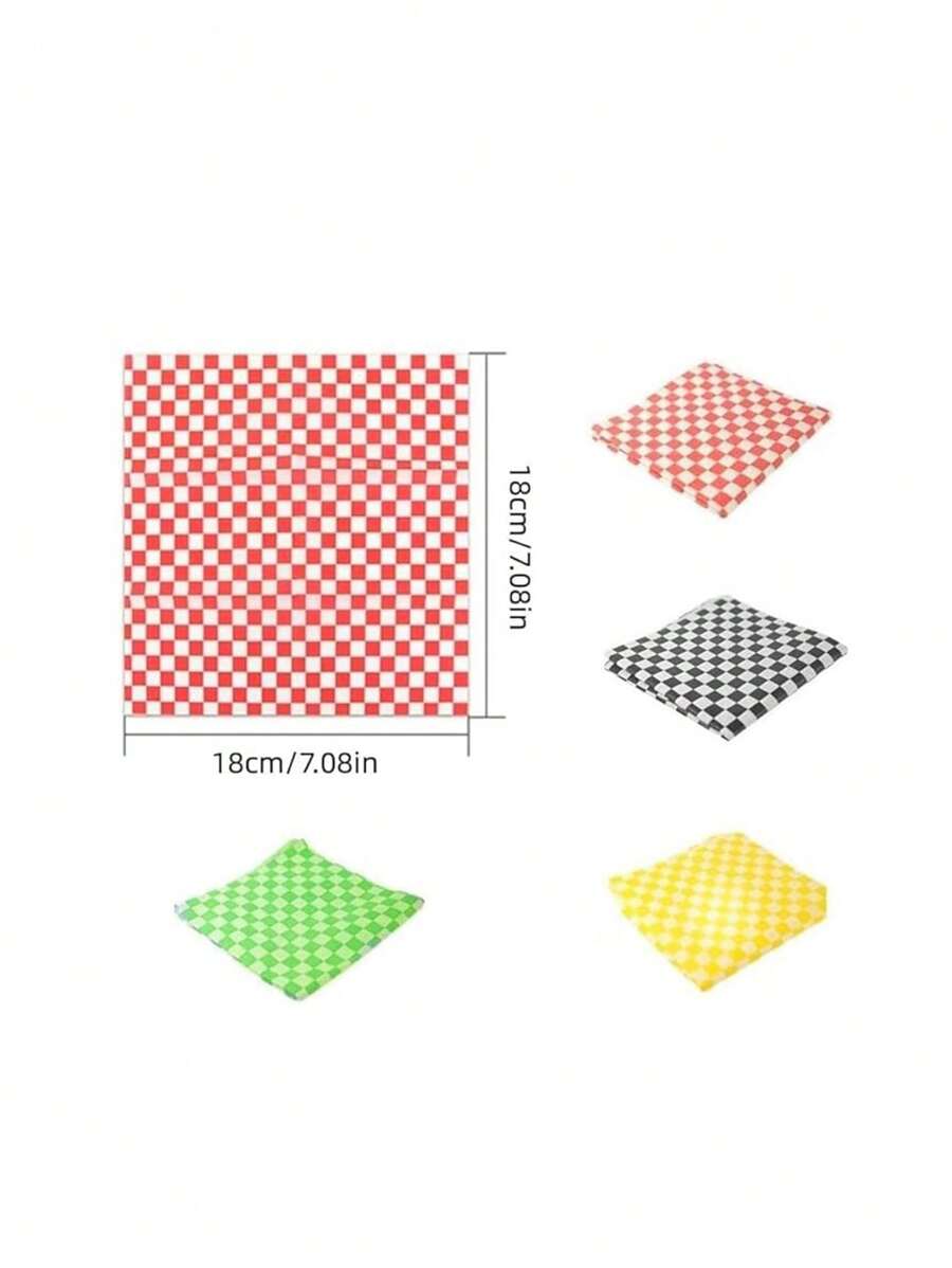 50pcs, Dry Waxed Deli Paper, Deli Paper, Plastic Food Basket Paper ...